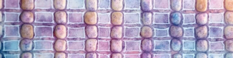 Colorful Mosaic Pattern with Organic Grid and Soft Pastel Tones Stock ...