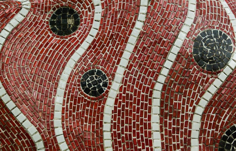 Colorful Mosaic Paving Background Texture Stock Photo - Image of design ...