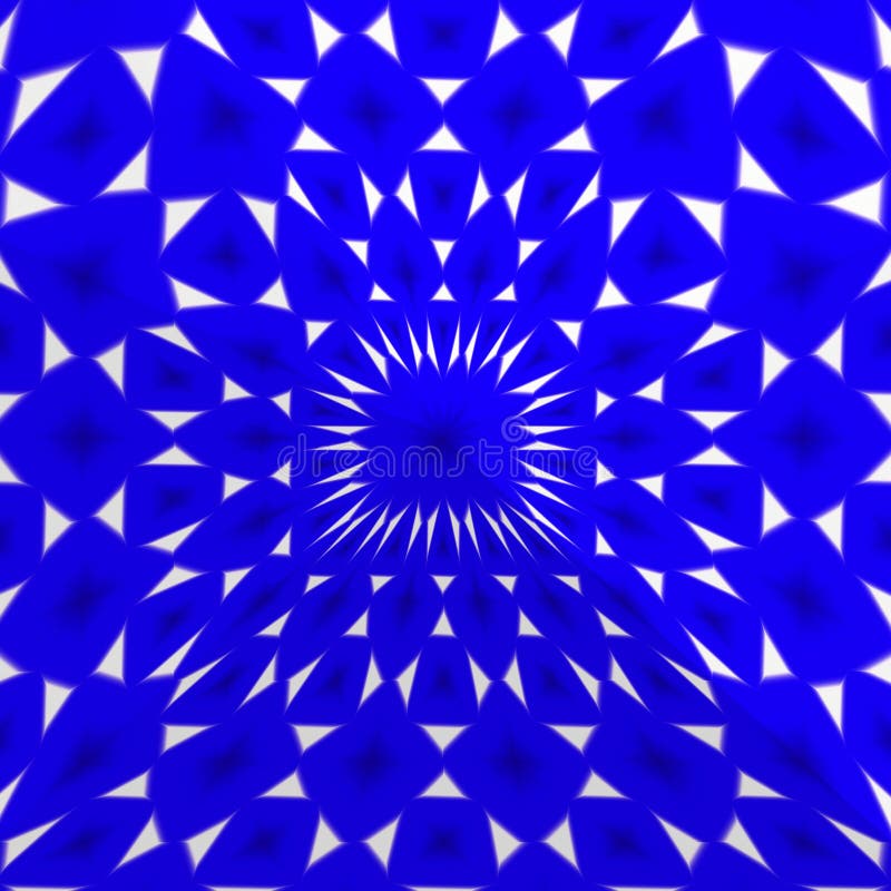 Colorful Mosaic with Symmetrical Patterns Stock Illustration ...