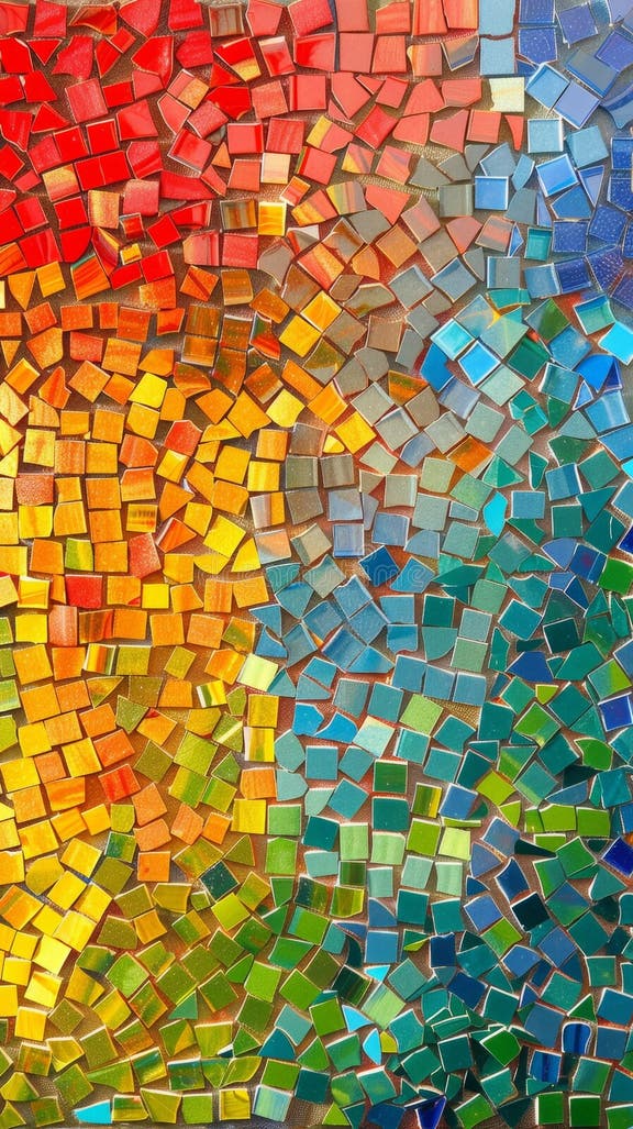 Colorful Mosaic Tile Pattern Stock Image - Image of mosaic, geometric ...
