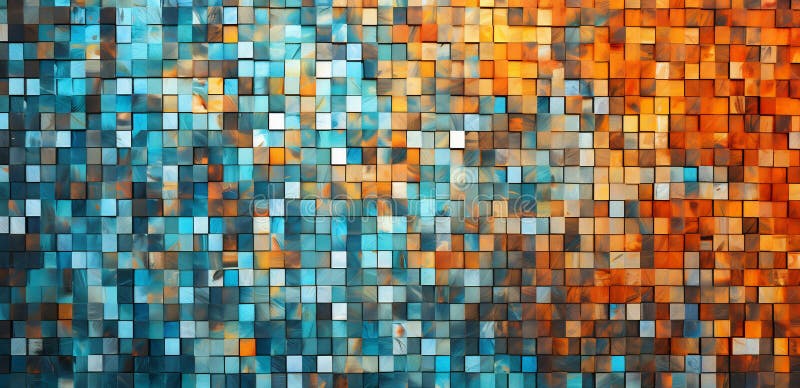 Colorful mosaic tile wall stock image. Image of unique - 313898643