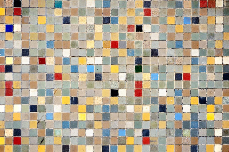 Colorful mosaic tiles stock image. Image of color, interior - 13824147