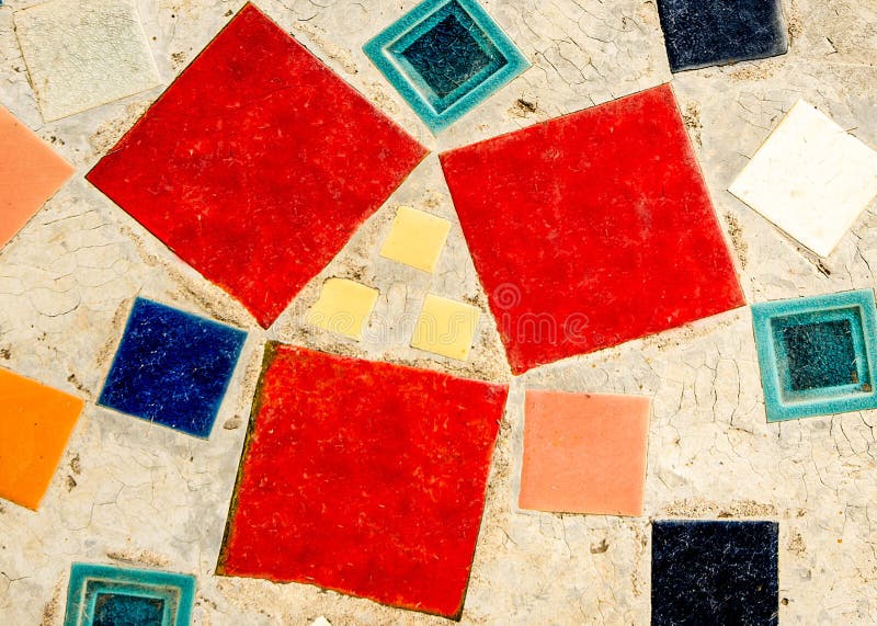Colorful of Mosaic tiles stock image. Image of granite - 41204903