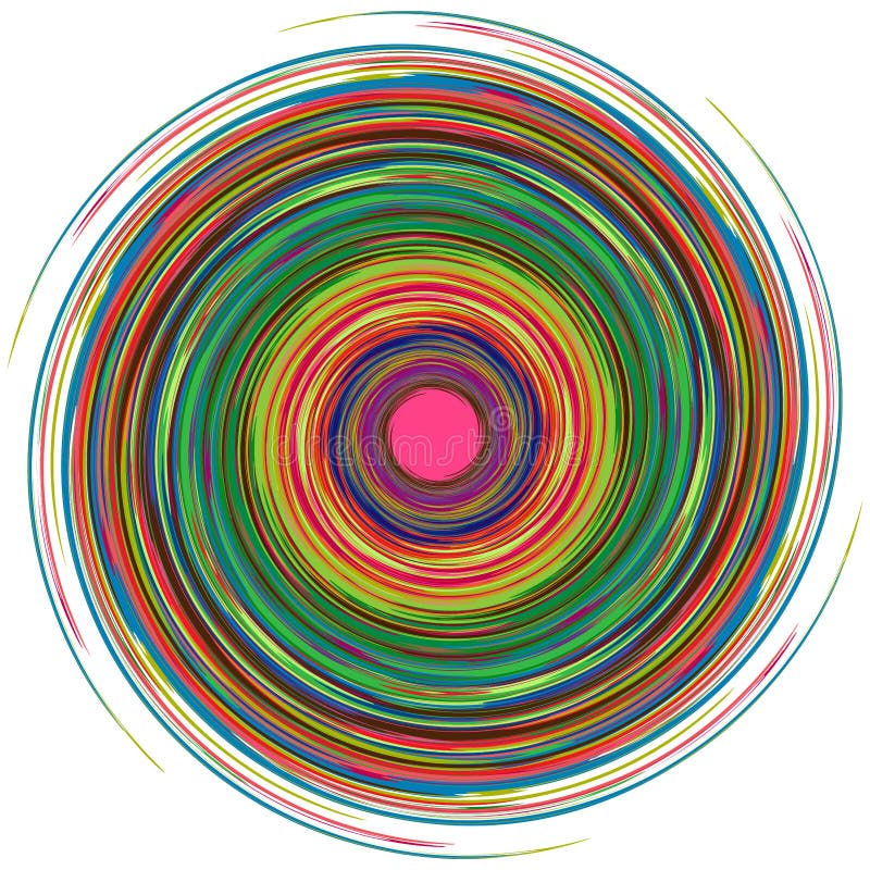 Colorful Motifs, Abstract Shapes Vector. Circular Pattern Elements ...