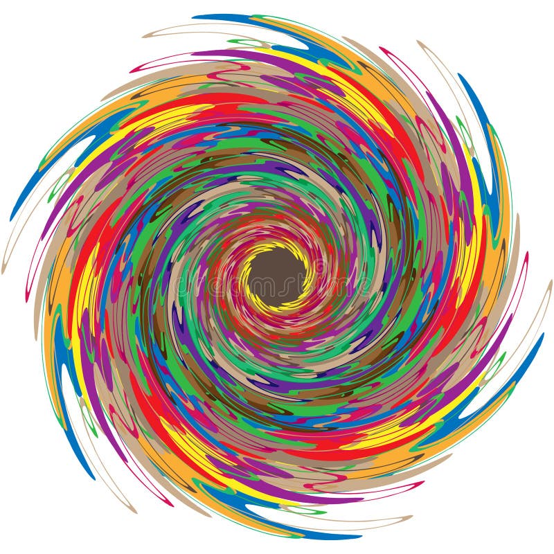 Colorful Motifs, Abstract Shapes Vector. Circular Pattern Elements ...