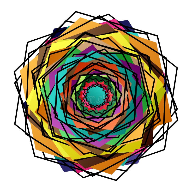 Chaotic Mandalas Stock Illustrations – 126 Chaotic Mandalas Stock ...