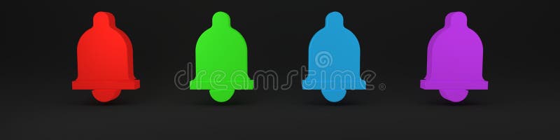 Colorful Motion Sensor Icon Isolated on Black Background. Minimalism ...