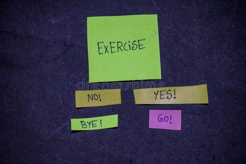 Colorful Motivational Sticky Note Stock Image - Image of book, number ...