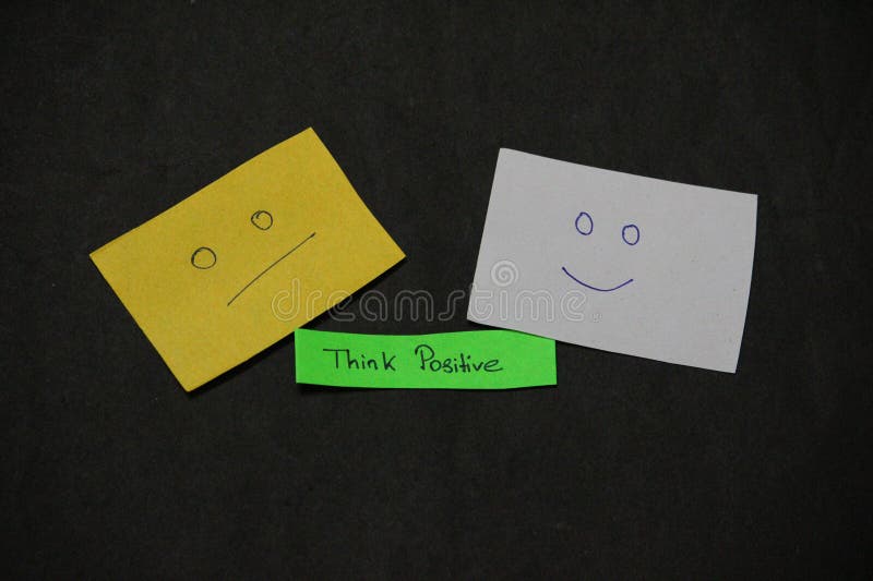 Colorful Motivational Sticky Note Stock Image - Image of sign, design ...