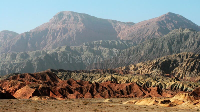 Colorful mountain stock image. Image of xinjiang, gobi - 7140119