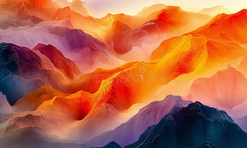 Colorful Mountain Ranges stock video. Video of vibrant - 382545501