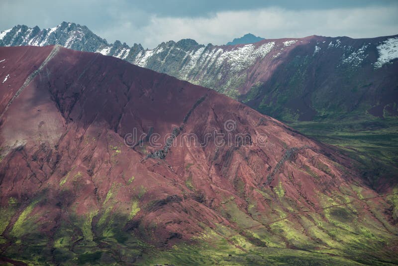 Colorful mountain ridges stock image. Image of range - 146480391