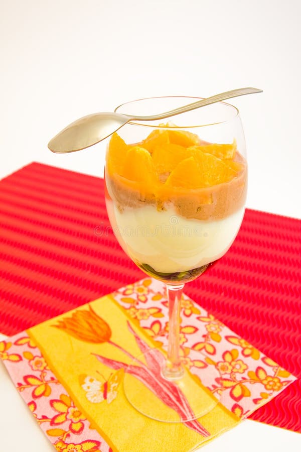 Italian Zabaglione Dessert stock photo. Image of brown - 17107348