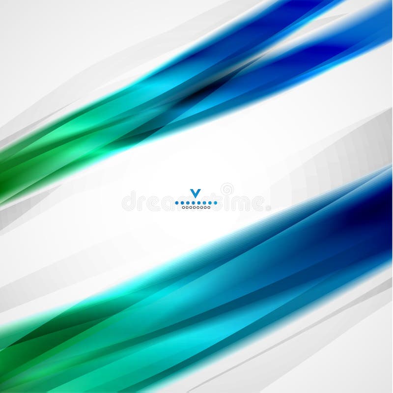 Colorful Moving Abstract Lines Modern Template Stock Vector ...