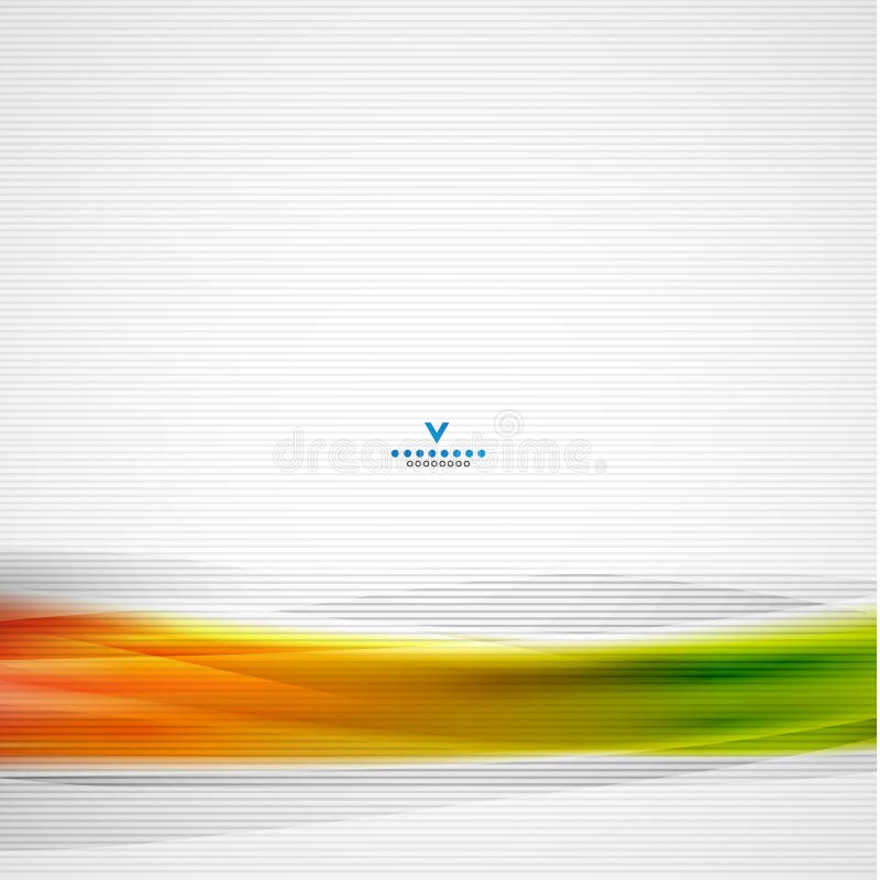 Colorful Moving Abstract Lines Modern Template Stock Vector ...