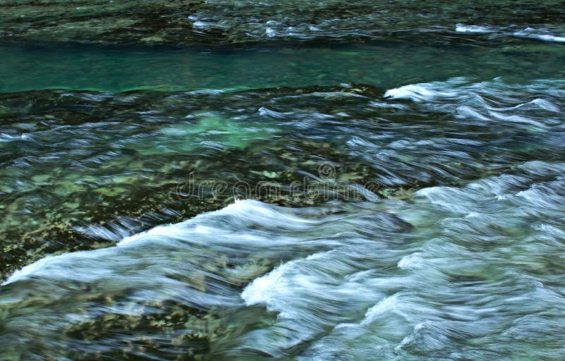 Colorful Moving River Water Blur Stock Photo - Image of artistic ...