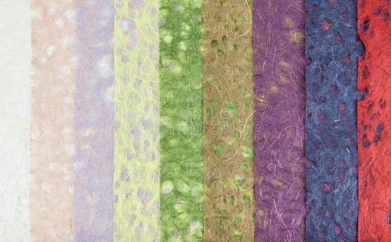 Colorful Mulberry Paper Background Texture Stock Photo - Image of ...