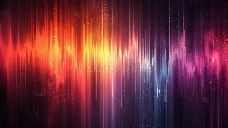 A Colorful, Multi-colored Line with a Lot of Dots and Stars Stock Photo ...