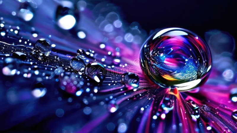 A Colorful, Multi-colored Sphere with a Blue Center Stock Image - Image ...