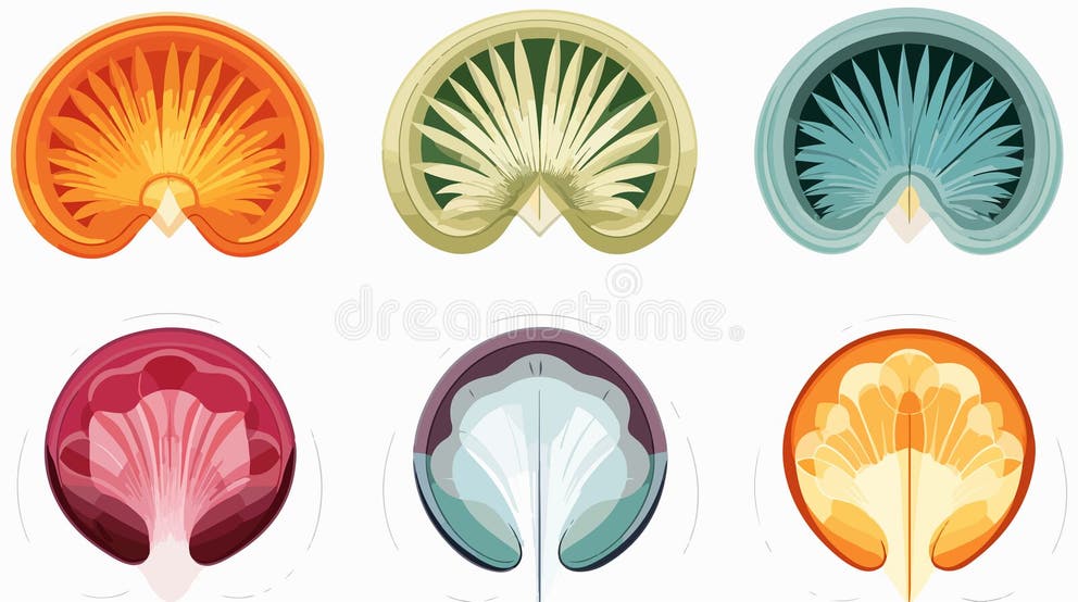 Colorful and Multi-part Vector Diaphragm Design Stock Vector ...