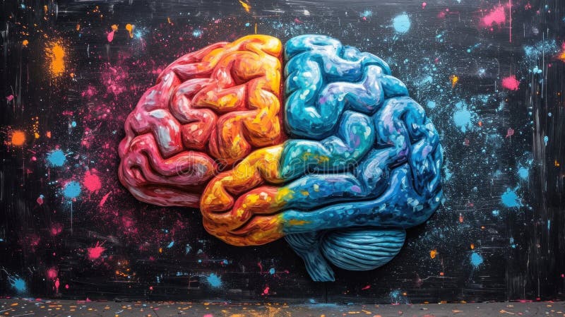 Brain Mural Mindmap Wall Stock Photos - Free & Royalty-Free Stock ...