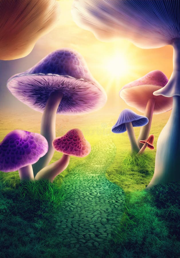 Colorful mushrooms stock photo. Image of nature, agaric - 105444528