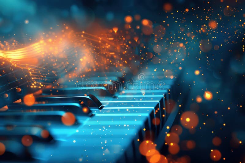 Colorful Music Concert with a Dramatic Stage Performance Stock Photo ...