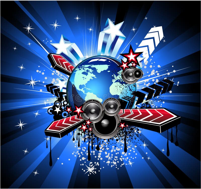 Colorful Music Event Background Stock Vector - Illustration of abstract ...