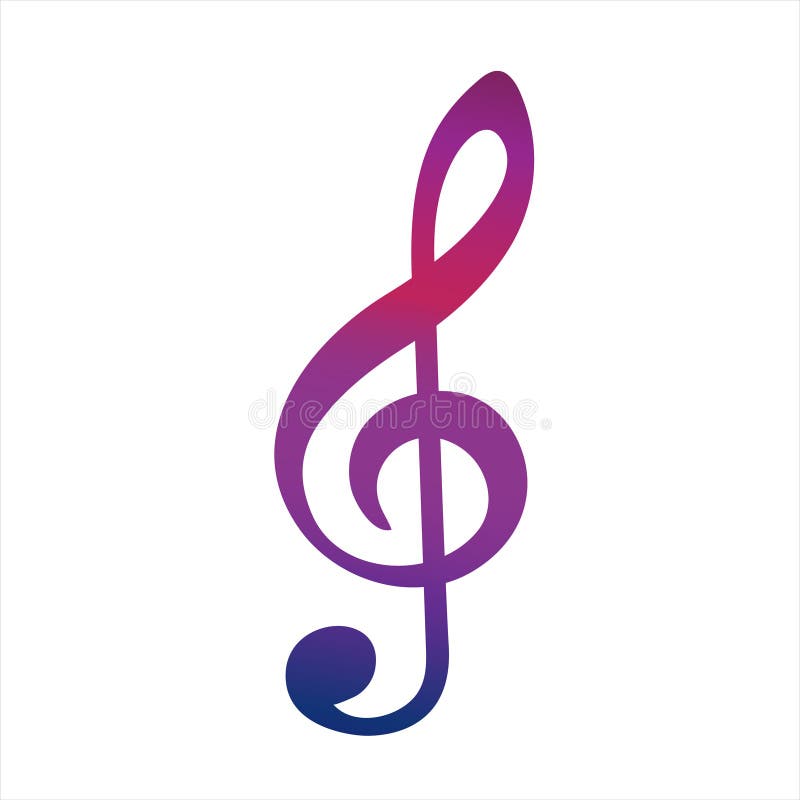 G Clef Colorful Music Logo Vector Stock Illustrations – 11 G Clef ...