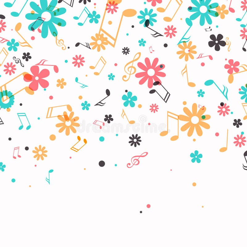 Spring Music Notes Stock Illustrations – 993 Spring Music Notes Stock ...