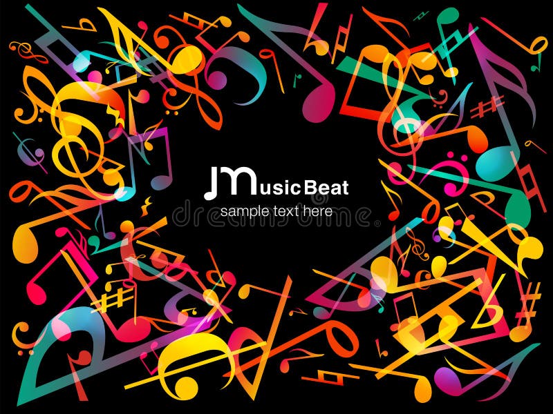 Colorful Music Notes Stock Illustrations – 8,446 Colorful Music Notes ...