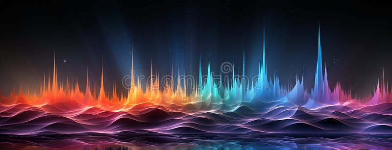 Colorful Music Rhythmic Equalizer Backgroundc Stock Photo - Image of ...