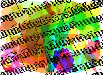 Colorful Musical Notes Stock Illustrations – 21,457 Colorful Musical ...