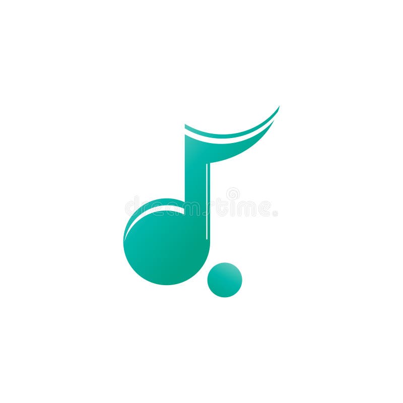 Colorful Musical Notes on a White Background Stock Vector ...