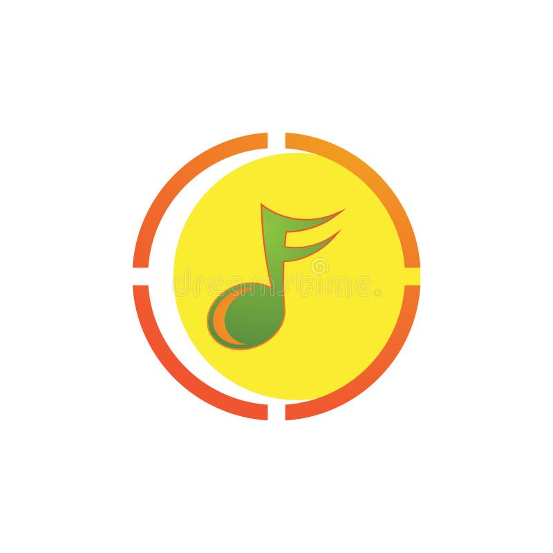 Colorful Musical Notes on a White Background Stock Vector ...