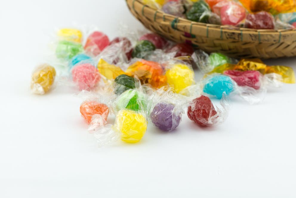 Colorful native candy Thai stock photo. Image of dessert - 47393592