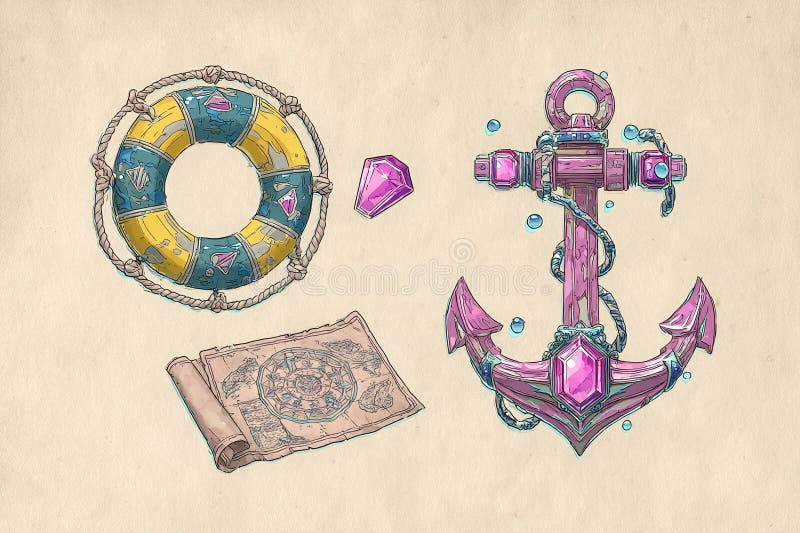 Colorful Nautical Artifacts Display Unique Craftsmanship and Artistic ...