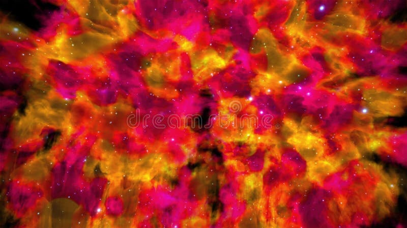 Colorful nebula in space stock illustration. Illustration of flight ...