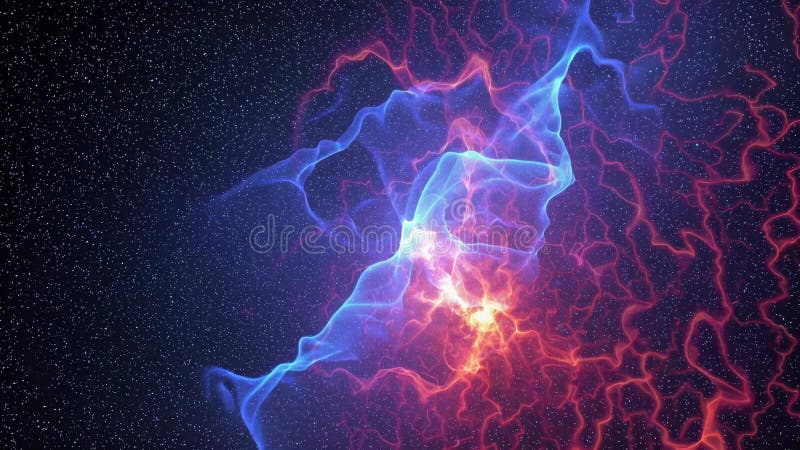 Colorful Nebula with Vibrant Light Effects in Deep Space, Cosmic ...