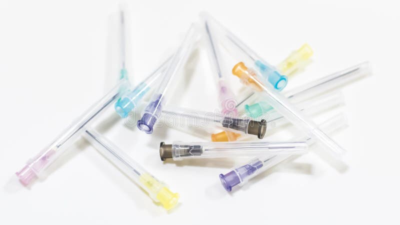 Colorful Needles Put Needle Sheath Stock Photos - Free & Royalty-Free ...