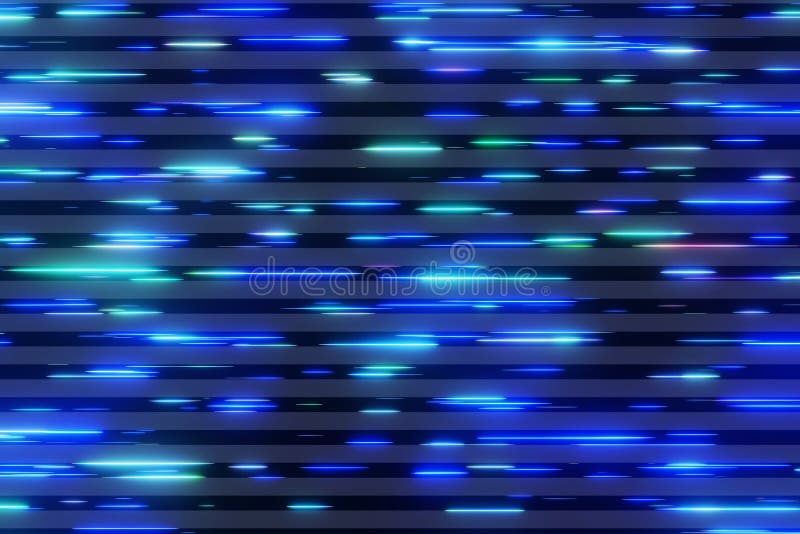 Colorful Neon Light Futuristic Matrix Stream Data Communication Flying ...