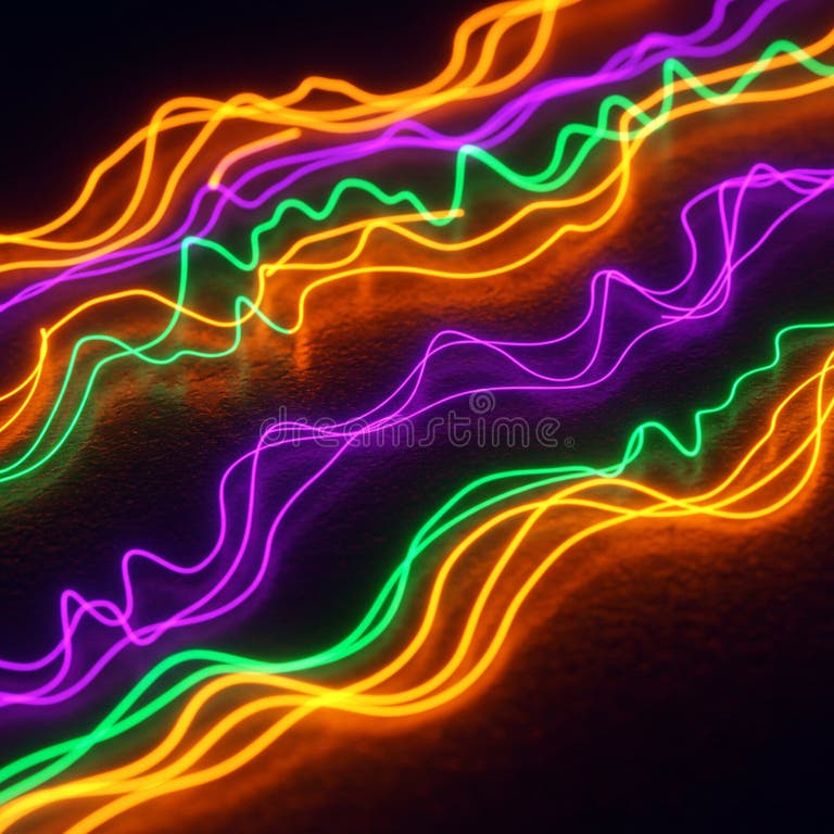 Bright Colorful Light Lines Stock Illustrations – 215,077 Bright ...