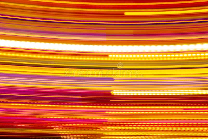 Colorful of Neon Lighting Bulb Glowing in the Night for Abstract ...