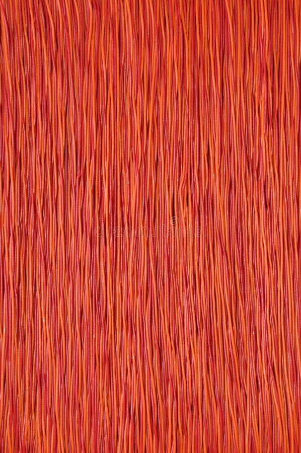 Colorful Network Cable Red Orange Stock Image - Image of electricity ...