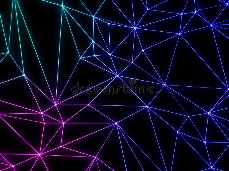 Colorful Network Connection Background Stock Illustration ...