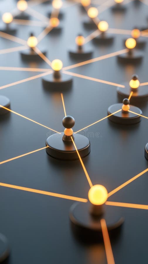 A Colorful Network of People and Objects with a Few of the Objects ...