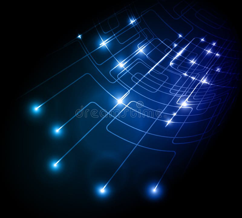 Blue Network Vector Design stock vector. Illustration of light - 26536402