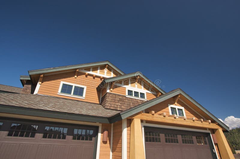 Colorful New Home Construction Stock Image - Image of abstract, real ...