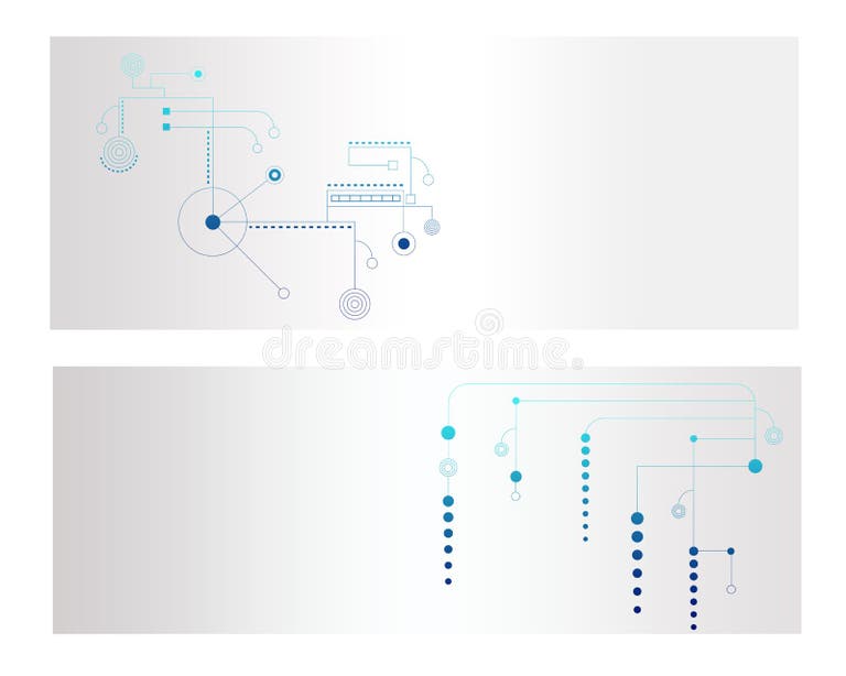 Colorful New Technology Banner Stock Illustration - Illustration of ...