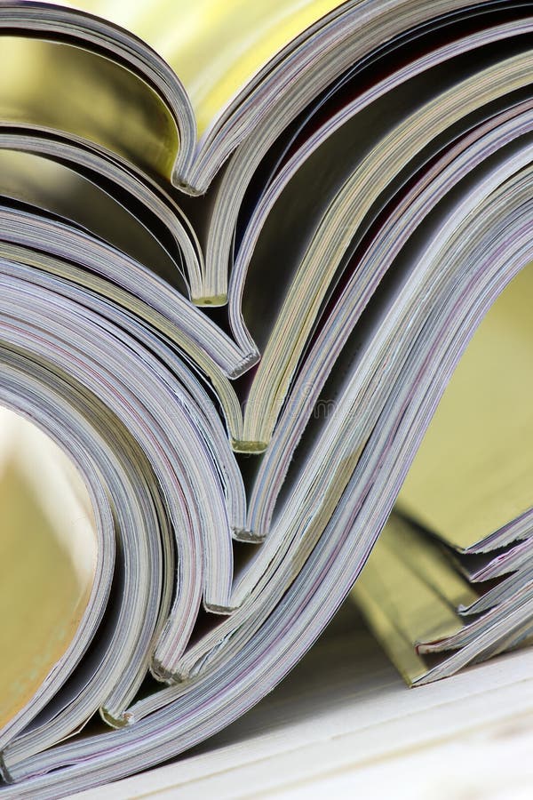 Colorful newspapers stock photo. Image of rolled, heap - 18301678